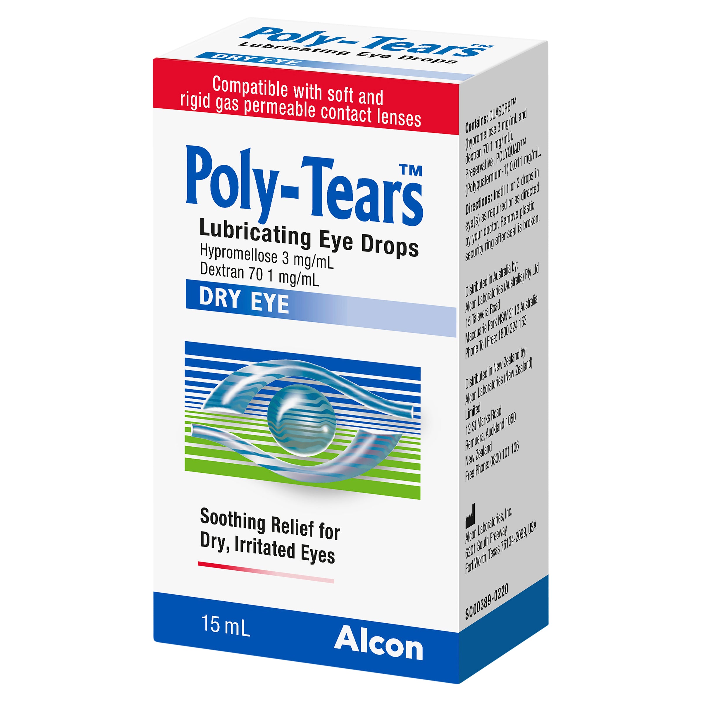 Poly Tears 15mL – HealthEZ Pharmacy