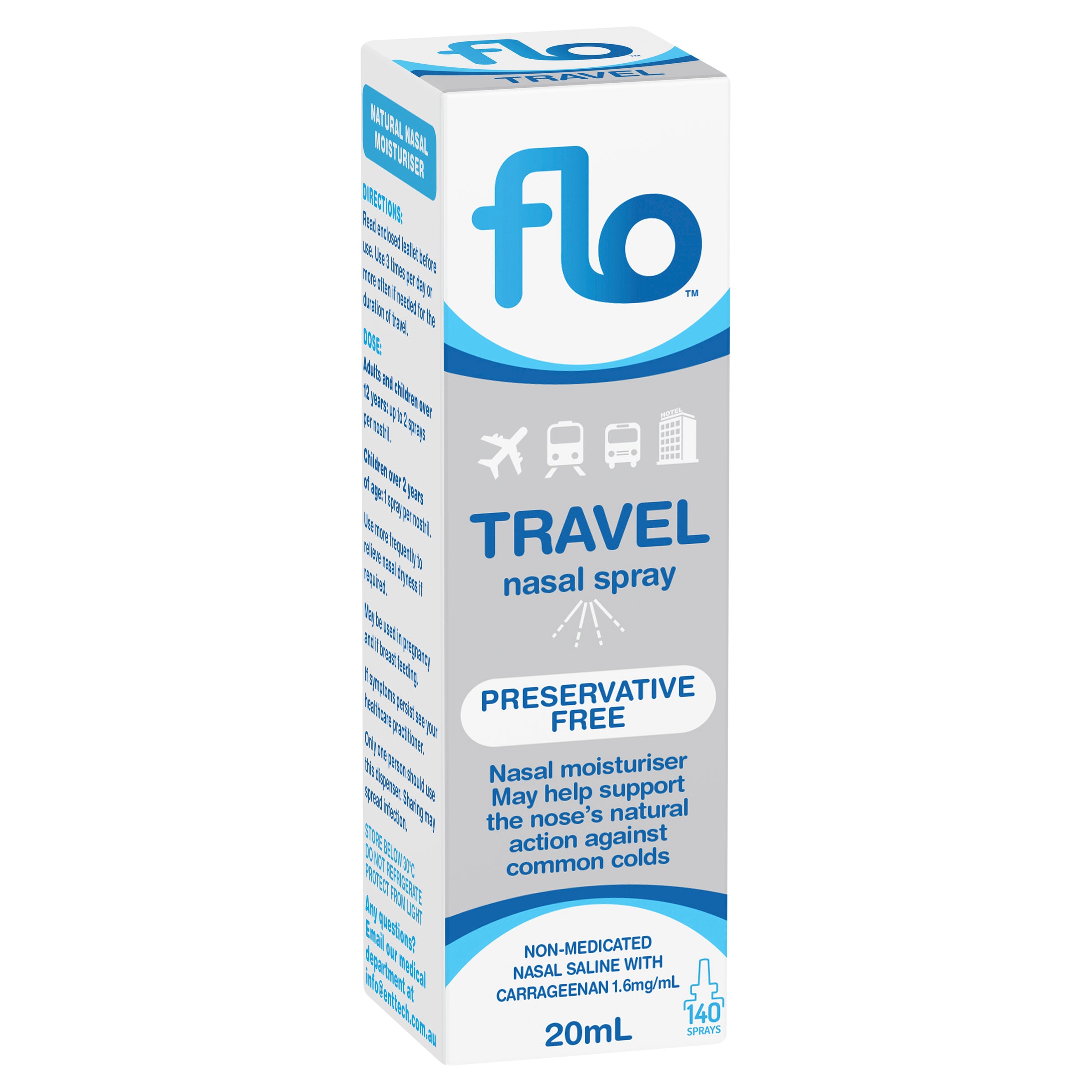 FLO Travel Nasal Spray 20mL – HealthEZ Pharmacy