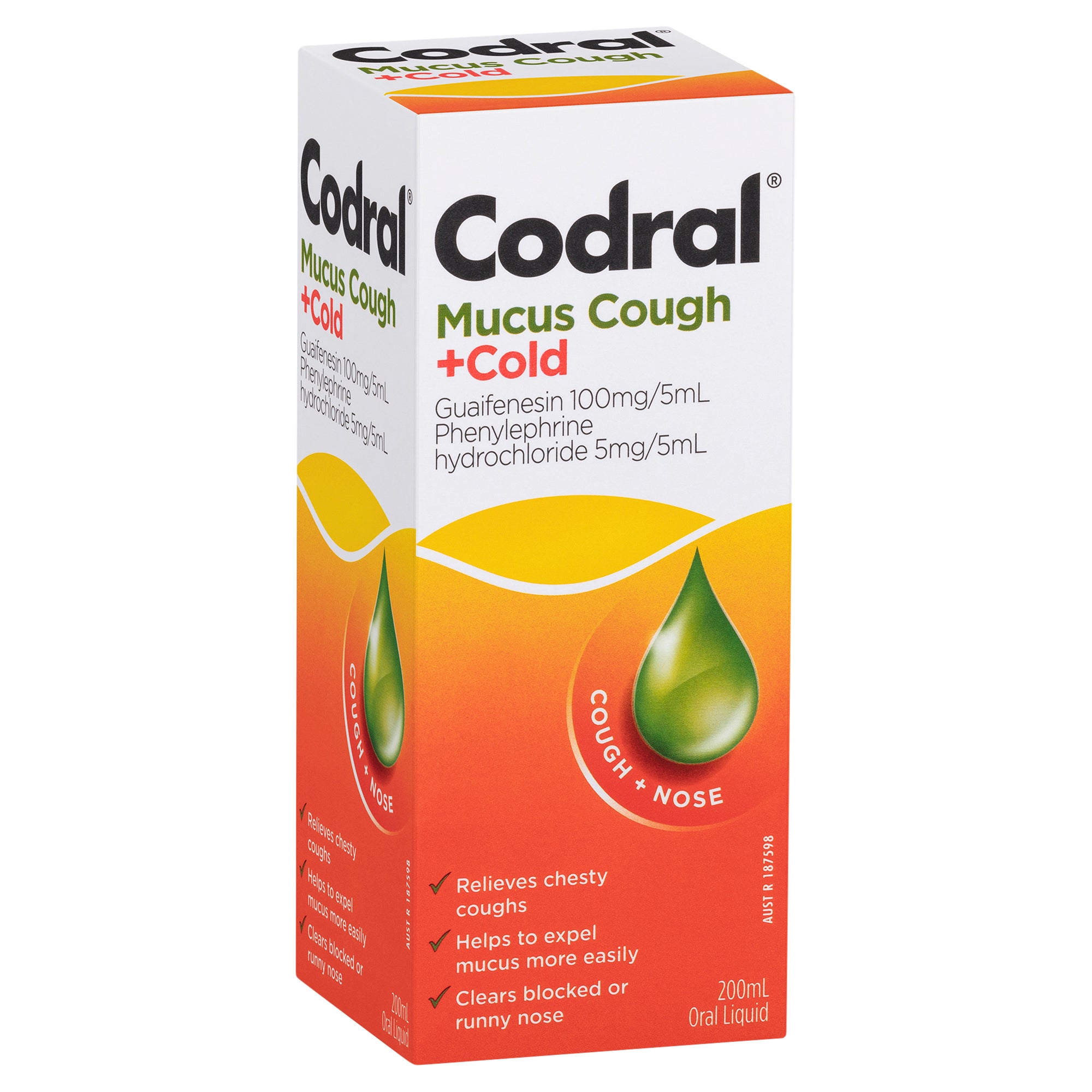 Codral Relief Mucus Cough & Cold 200 mL – HealthEZ Pharmacy