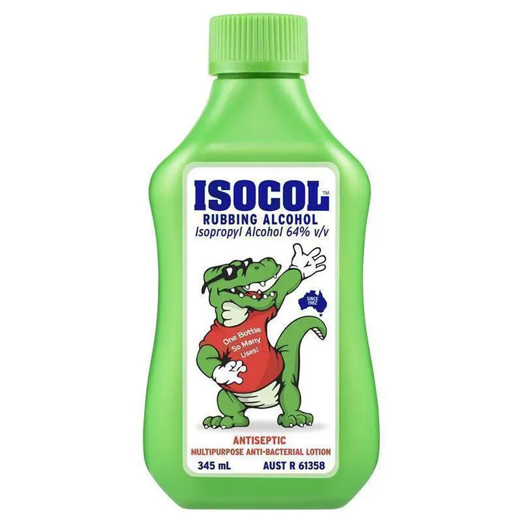 Isocol Rubbing Alcohol Antiseptic 345mL – HealthEZ Pharmacy