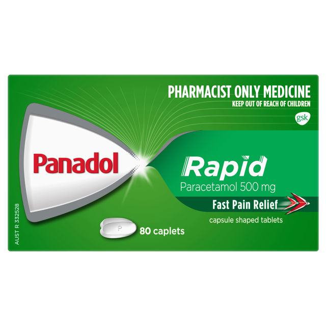 Panadol Rapid 80 Caplets – HealthEZ Pharmacy