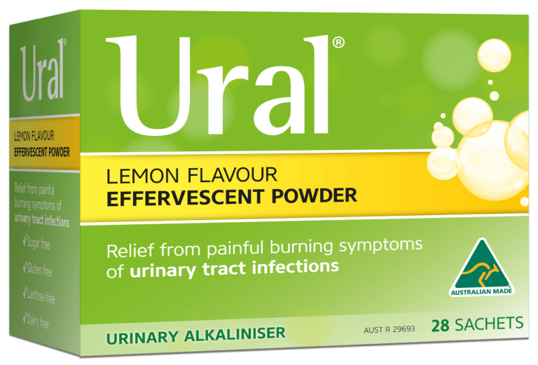 Ural Effervescent Lemon Flavour Sachets 28 x 4g – HealthEZ Pharmacy