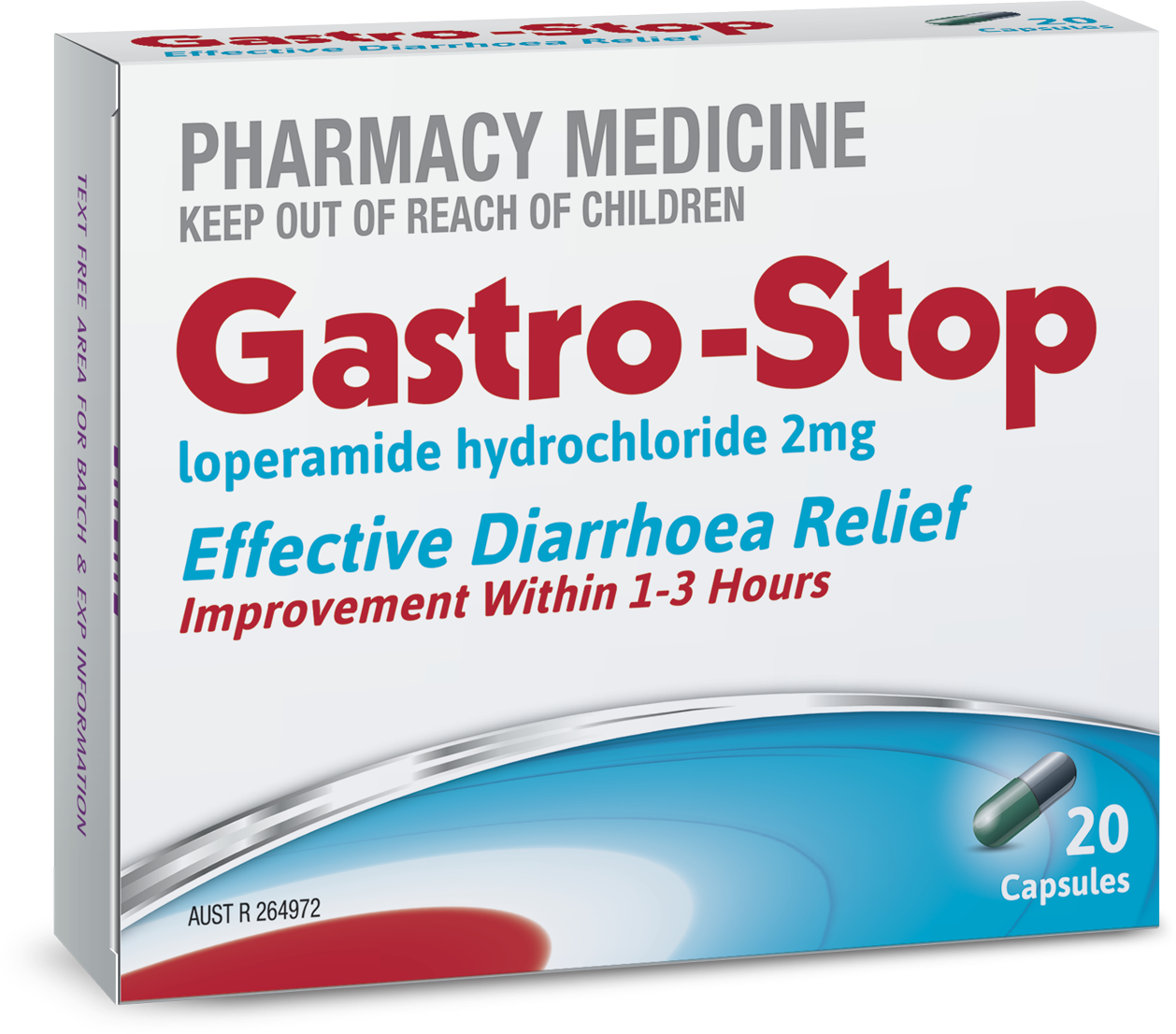 Gastro-Stop Loperamide 20 Capsules – HealthEZ Pharmacy