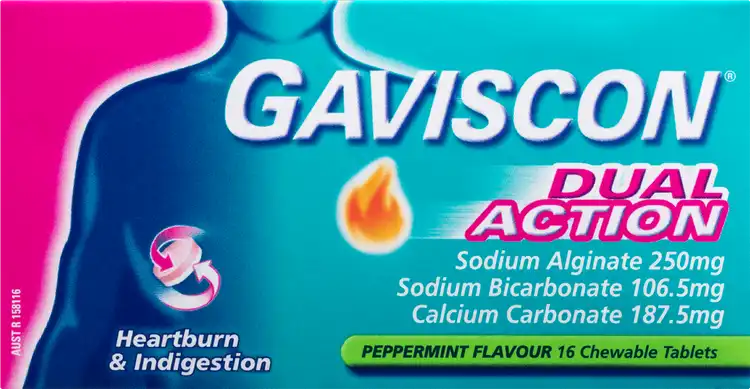Gaviscon Dual Action Tablets 48 – HealthEZ Pharmacy